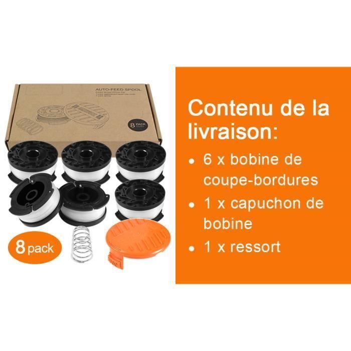 Betian-Bobine Fil Coupe Bordure pour Black et Decker Coupe-Bordures 6 Bobine de Fil ...