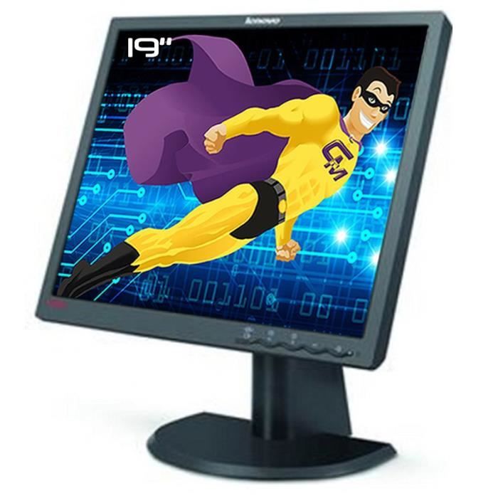 Ecran PC Pro 19" LENOVO ThinkVision L192P 9419-HC2 41A1880 LCD TFT VGA ...