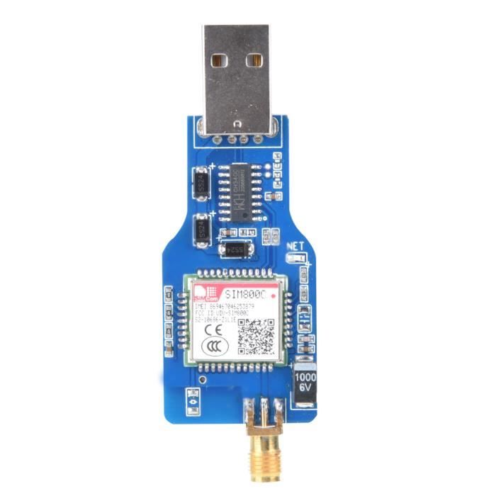 Module série GSM/GPRS SIM800C USB vers GSM à quatre fréquences avec ...