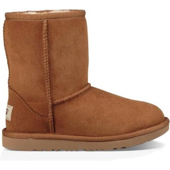 Bottes - UGG - Classic II - Cuir - Beige - Fille Beige - Cdiscount ...