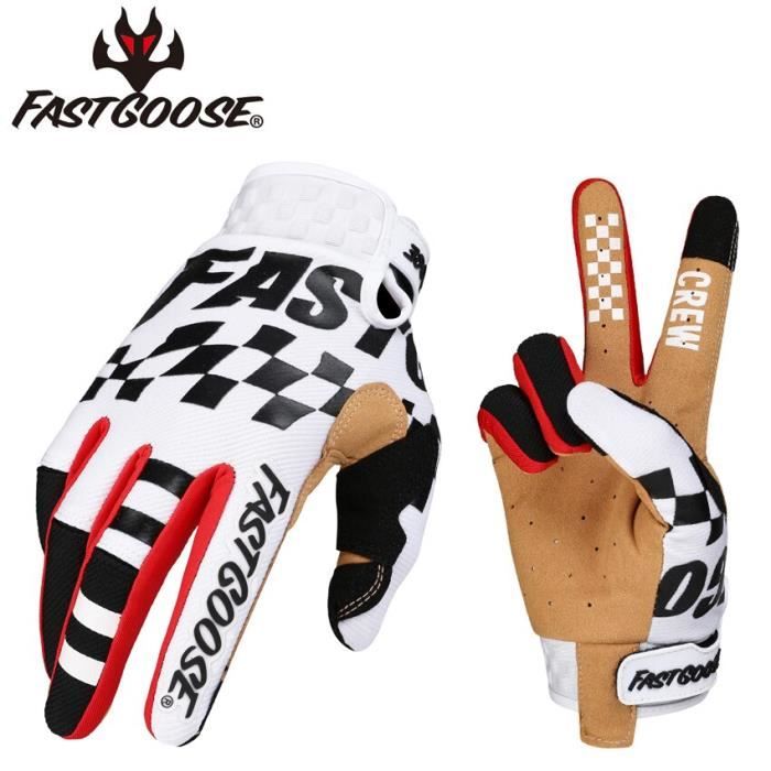 Gants de Moto pour écran tactile Fastgoose - Blanc - Cdiscount Sport