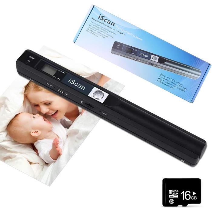 Mini Scanner Portable De Main Scanner D'Images USB NuméRisation Couleur ...