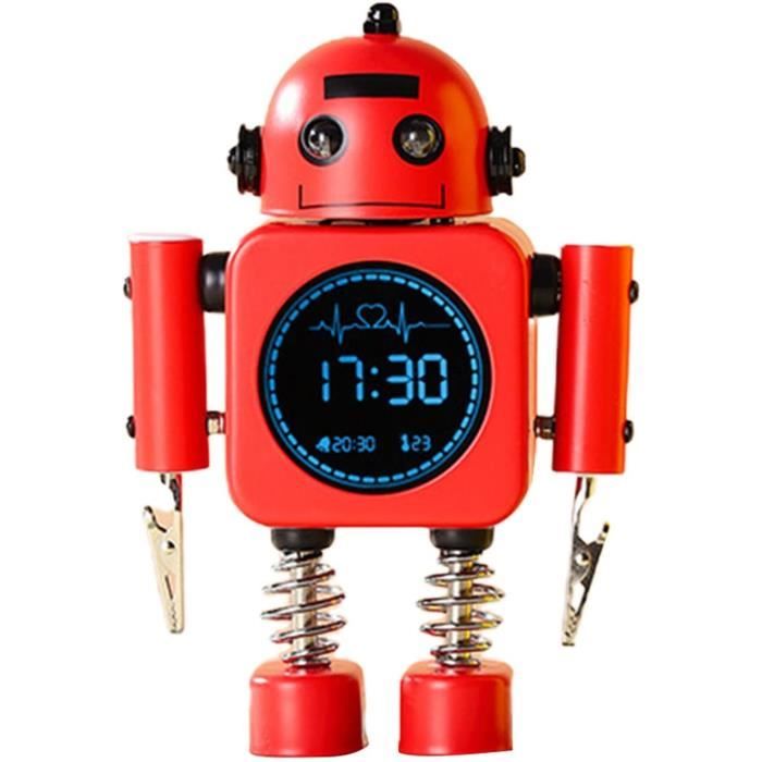 Réveil,Robot Pour Réveil Numérique Intelligent Avec Affichage De La ...
