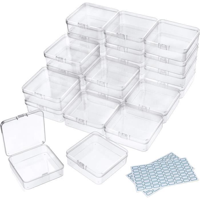 Petite Boite Rangement Plastique, Lot De 24 Mini Boite Plastique ...