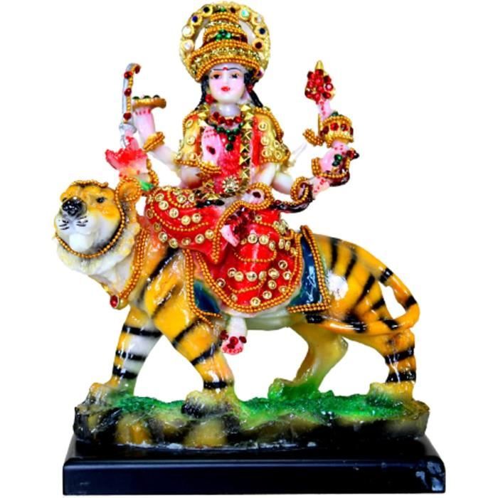 Maa Durga Mata Rani Idol Statue Murti Moorti Pour La Maison Mandir (6,5 ...