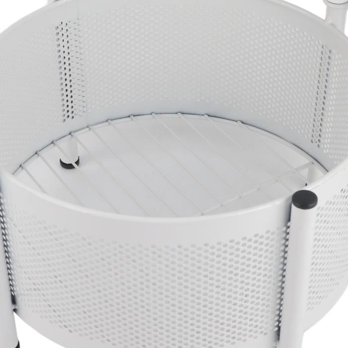 YUM étagère de cuisine avec roulettes Support rotatif de rangement de ...