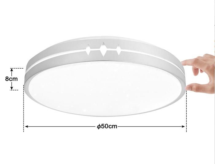 Plafonnier LED - Noname - 60W - Dimmable - RGB - IP44 - Télécommande ...