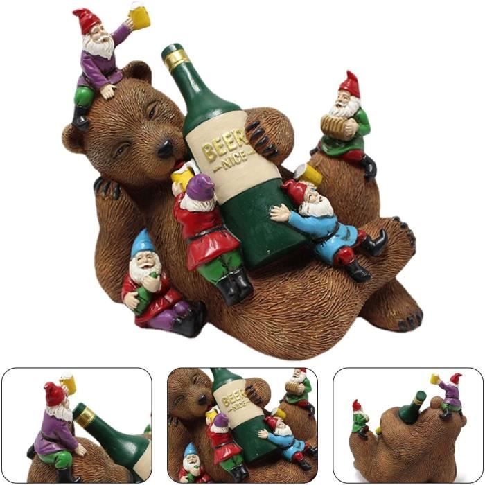 Statue Animaux de Jardin Humour en Résine Sculpture de Jardin Drôle ...