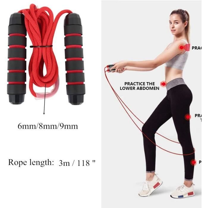 Jumping Rope Corde A Sauter Professionnelle Corde A Sauter Fitness ...