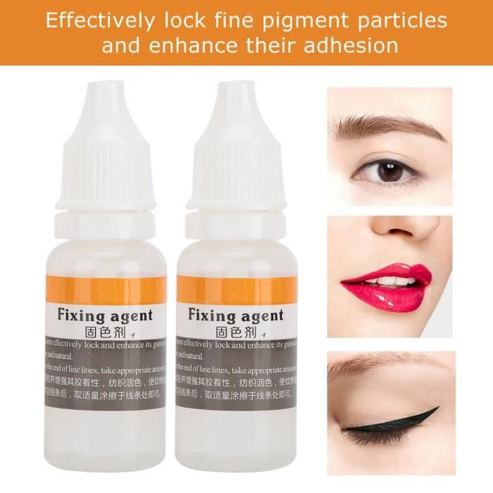 HURRISE Semi-Permanent Color Fixing Agent 2pcs 15ml Pigment Color ...