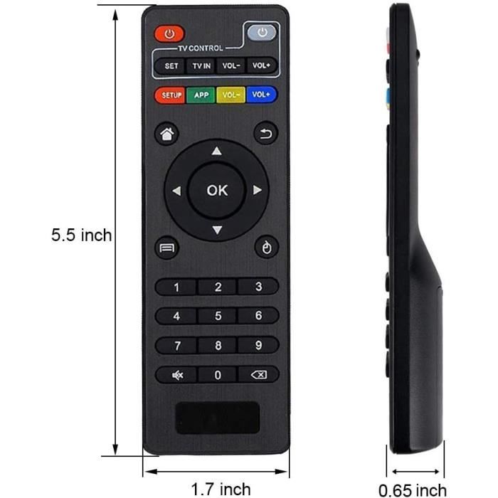 Télécommande De Rechange Originale Pour Mxq, Mxq 4K, Mxq Pro, Mxq Pro 4K, H96, M8, M8N, T95 ...