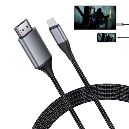 [4M Long Version HDMI Cable for iPhone, HDMI Converter Cable, Telephone ...