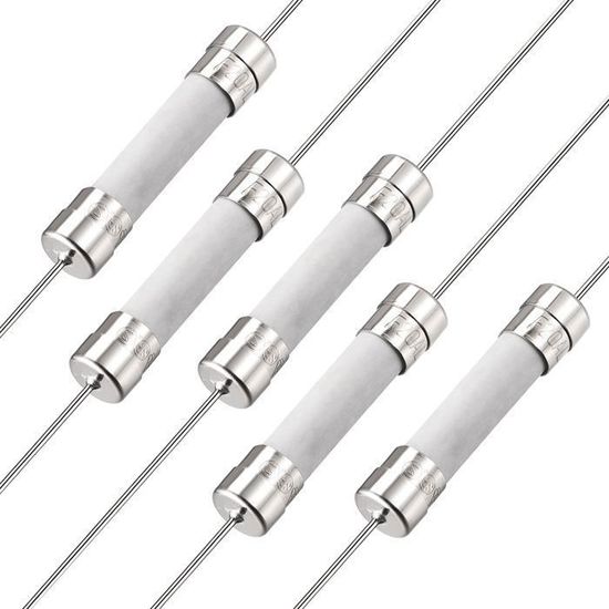 Fusible SOURCING MAP 5Pcs 6mm x 32mm 250V F20A Coup Rapide Fil Conducteur Fusibles Céramique ...
