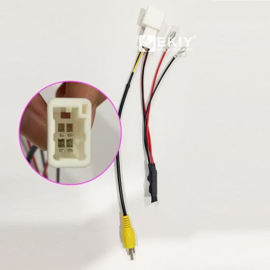 Toyota Cams - câble'alimentation pour autoradio KK5, adaptateur ISO 20 ...