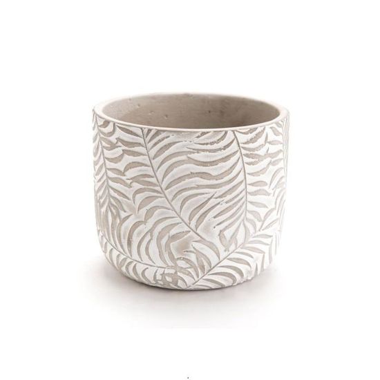 Cache pot Feuilles grand modèle (lot de 2) - Amadeus - Cdiscount Jardin