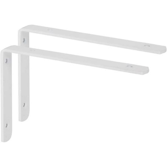 AJW-Équerres Étagère de Fixation Murale Support Tenture en Métal ...