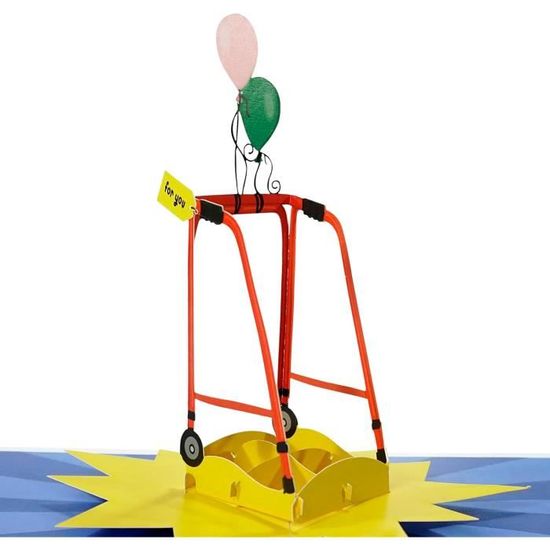 Pop Up Carte Anniversaire Humour – Your Chariot Awaits – 3D Carte De ...