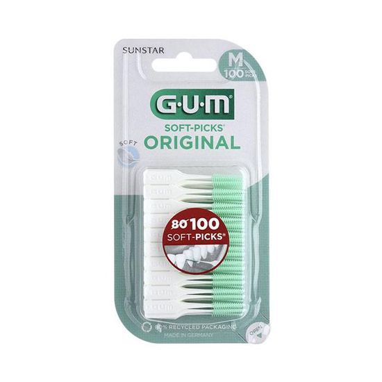 Gum Brossette Interdentaire Soft-Picks Original Medium 100 unités ...