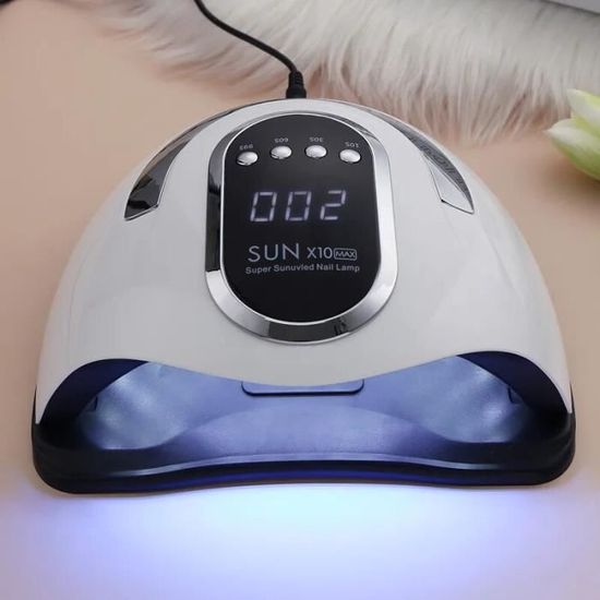 SUN X10 MAX-Lampe LED UV pour Sèche-Ongles,Manucure,Gel VarjuvenNail avec Détection de Mouvement ...