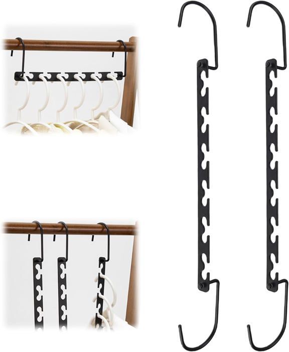 Cintre Gain de Place, 2 Pièces Cintre Pantalon Gain de Place, Cintre ...