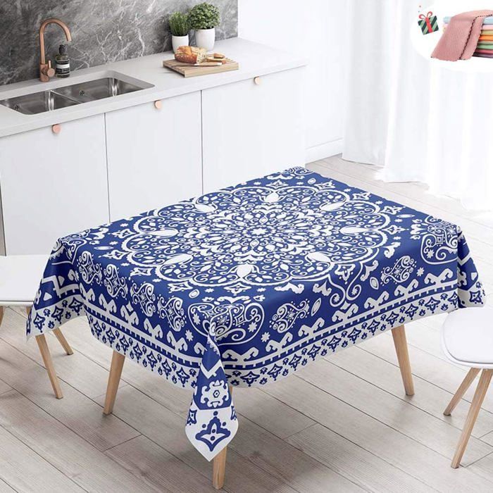 Nappe Rectangulaire Nappe de Table Imperméable Lavable et Facile d ...