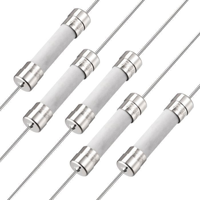 Fusible SOURCING MAP 5Pcs 6mm x 32mm 250V F20A Coup Rapide Fil Conducteur Fusibles Céramique ...