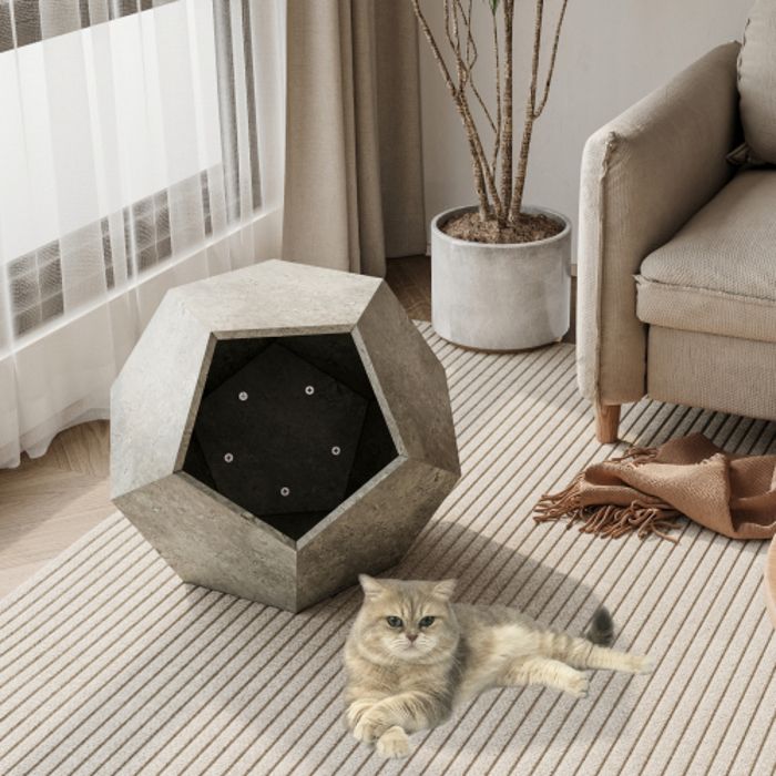 Nid pour chat, pot de fleurs, panneau de fibres de densité moyenne, MDF ...