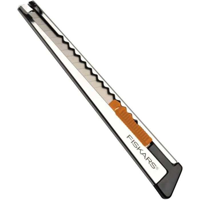 Cutter Métal professionnel plat 9 mm,Orange/Métal,1004619 - Cdiscount ...