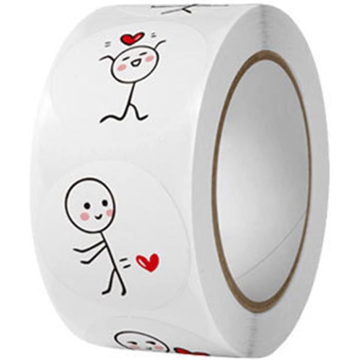 Stickers de Saint Valentin Autocollant Amour Décoratif Stickers Jour ...