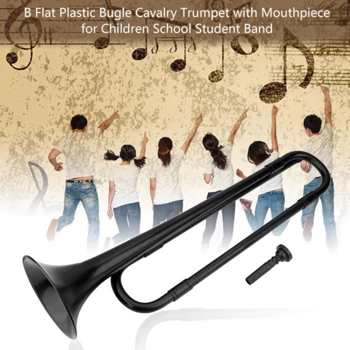 Ashata clairon en plastique B Flat Plastic Bugle Cavalry Trompette avec ...