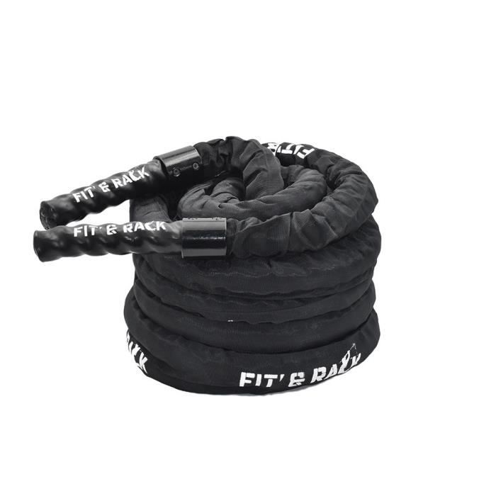 Corde ondulatoire Fit & Rack - noir - 10 m - Adulte - Homme ...