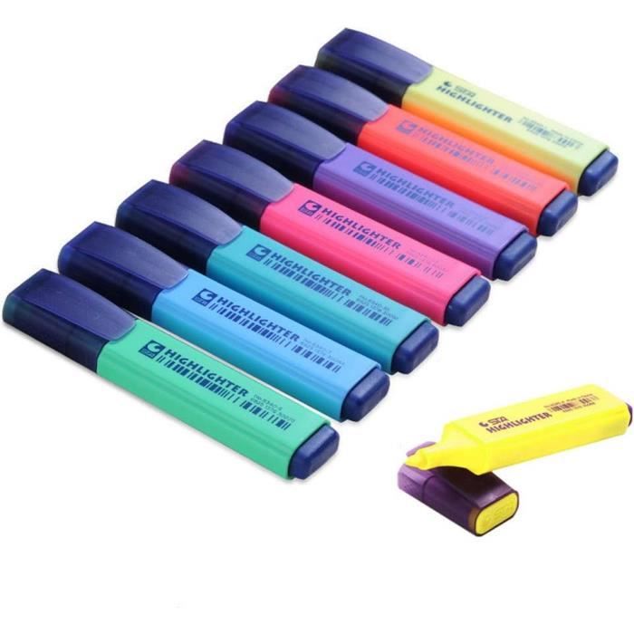 Surligneurs Surligneur Fluo Surligneurs Stylos Pour Adultes Pack ...