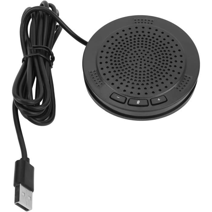 Microphone Omnidirectionnel USB Plug Play, Microphone de Bureau Compact ...