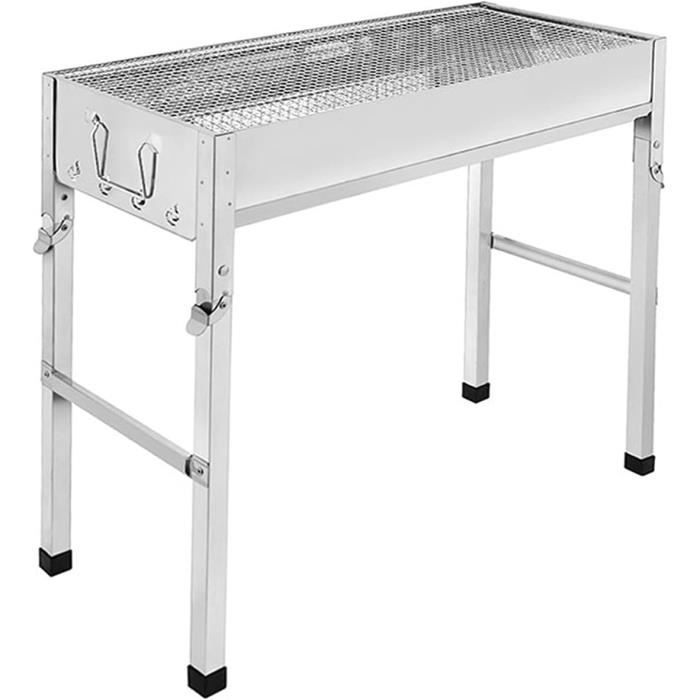 Barbecue Charbon De Bois Grande Taille Barbecue Pliable Inox Grille De ...