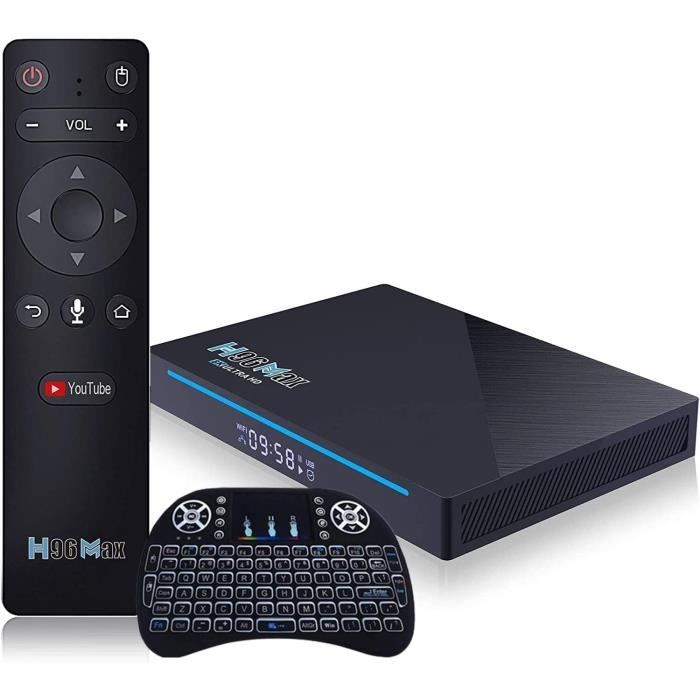 Android TV Box 11.0, RK3566 USB 3.0 Ultra HD 8K 8 Go RAM 64 Go ROM 2.4G ...