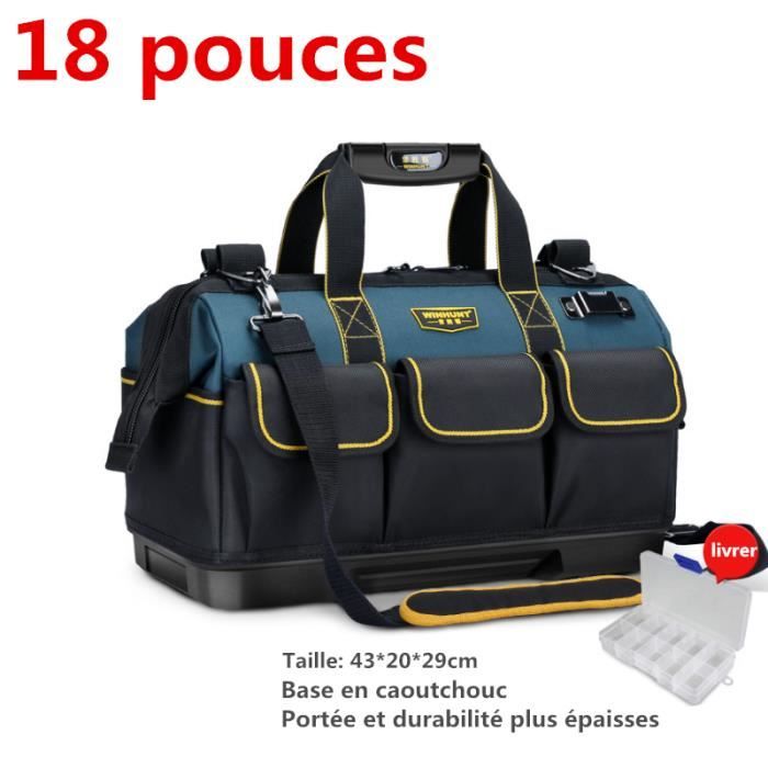 Sac à Outils Gamme - Base Rigide et Résistante à l'Eau avec Bandoulière ...