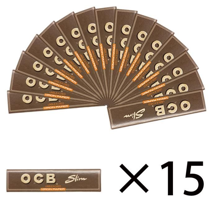 Livrets OCB 5102550 110MM papier à rouler noir King Size 32paquet ...