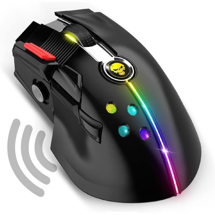 Sans Fil Rechargeable - Souris Gaming Rgb 10000 Dpi - Capteur Optique ...