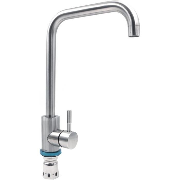 Robinet D'Évier De Cuisine En Acier Inoxydable 304, Mélangeur, Barre À ...