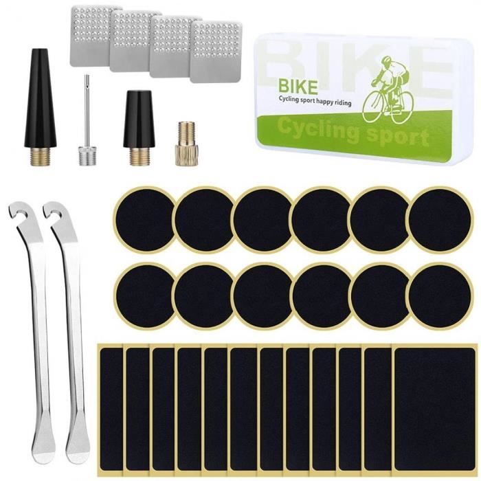 Kit de réparation de pneus de vélo Patch de pneu à vélos de penderie ...