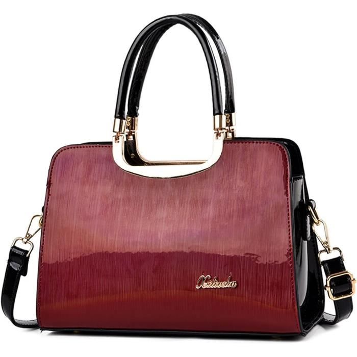 Sac A Main Femme Mode Sac Epaule Sac Bandoulière Avec Bandoulière ...