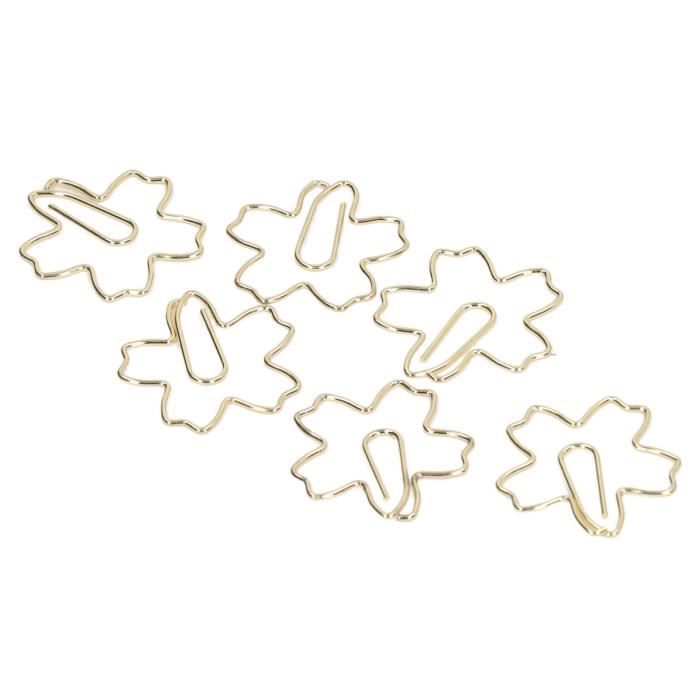 Fdit mini trombones 50 pièces trombones Portable petit or Unique mignon ...