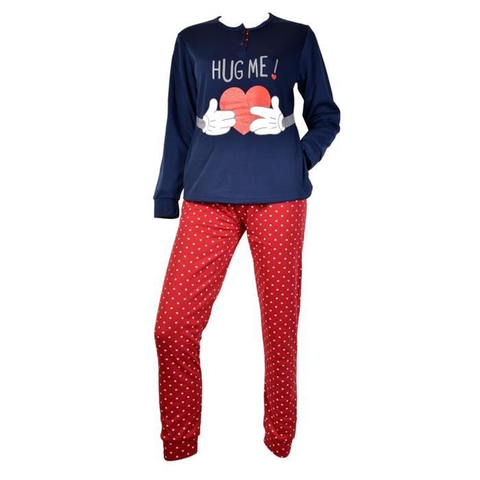 Pyjama Femme fantaisie HUMORISTIQUE en Coton -Chaleur,Douceur et ...