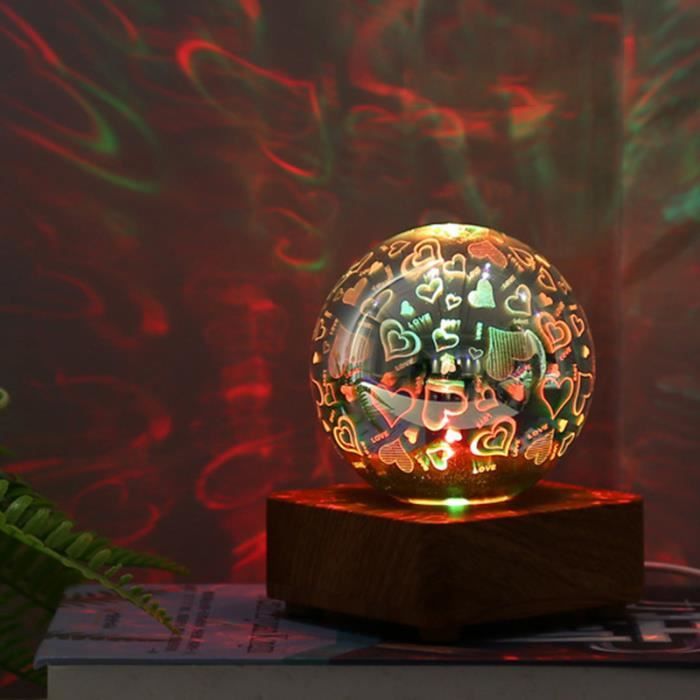 Veilleuse 3D Lampe de Table LED Rechargeable USB - OEMG - Style 1 ...