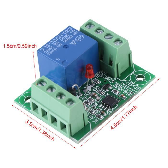 Module de relais - OMABETA - CC 12V - Bistable - Activation par ...