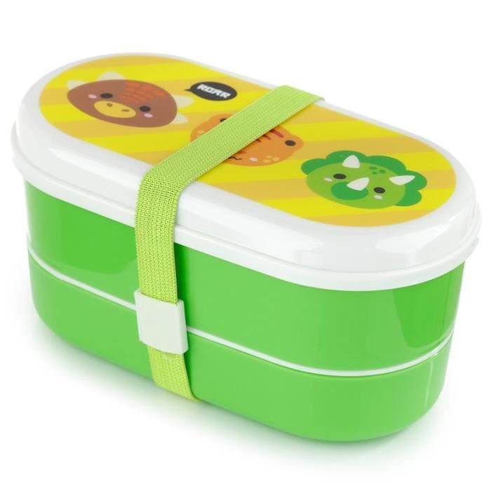 Boîte à bento dinosaure Puckator Cutiemals - Cdiscount Maison