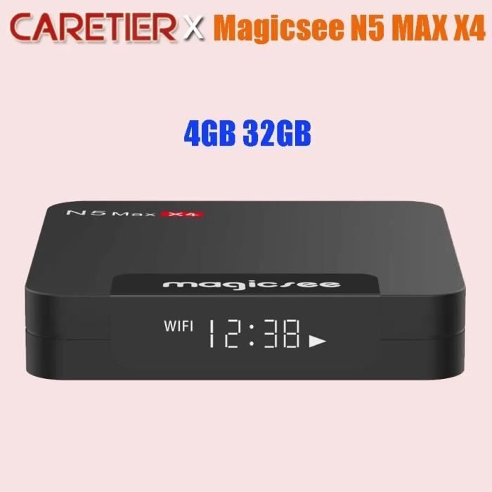 Magicsee N5 MAX Amlogic S905tage facades-core TV BOX Android 11 Mali ...