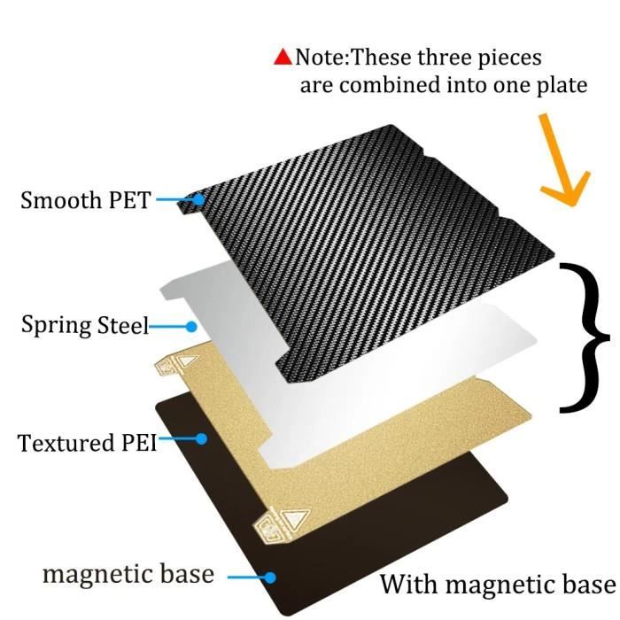 Plaque de construction - RNCYN - Compatible Creality K1/H1H - 235x235mm ...
