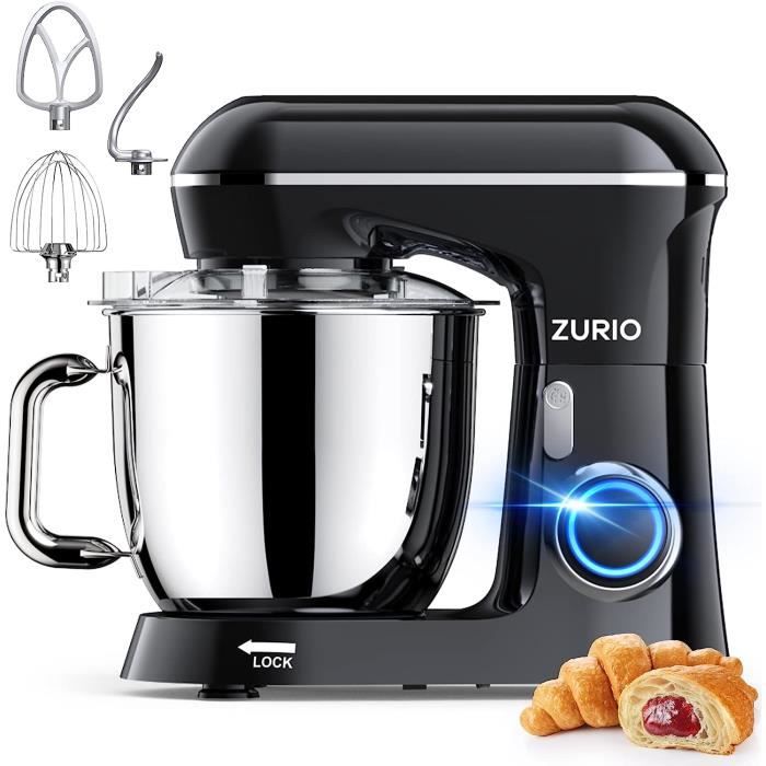 Robot Patissier 1300w Zuiro 4.5L Batteurs Et Robots Portable à 10 ...