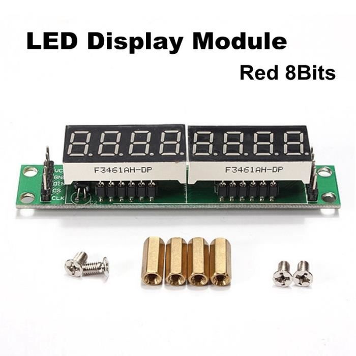 TEMPSA MAX7219 Rouge 8 Bit Numérique Tube LED Afficher Module Pour Arduino MCU - Cdiscount Bricolage